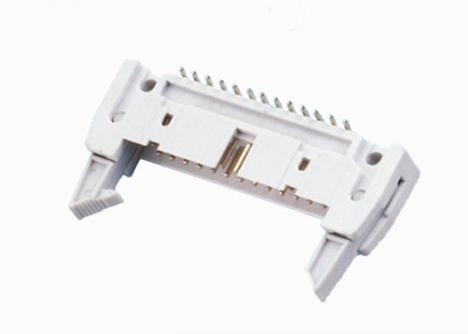 IDC Ejector 6-64P 2.54 SMT Male Header Connector Long Latch Shrouded ...