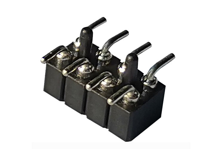 2.0mm Machined Round Female Pin Header Connector Height 2.8mm CuZn38Pb2 ...